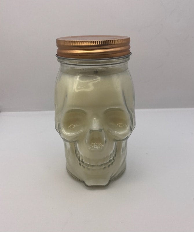 Large Vanilla Buttercream Skull Candle | Seleta Scents